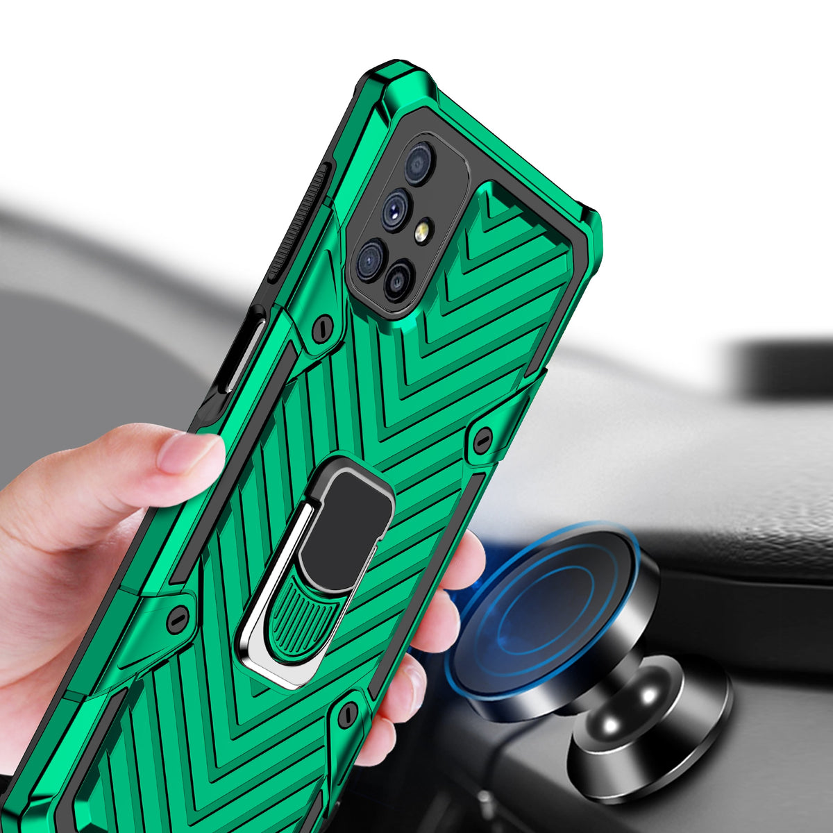 for Samsung Galaxy M51 Case , Military Armor Heavy Duty Rugged Shock-A ...