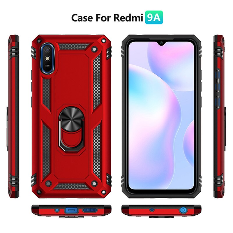 For Xiaomi Redmi 9 Case Shockproof Armor Phone Case for Redmi 9A 9C Ri ...