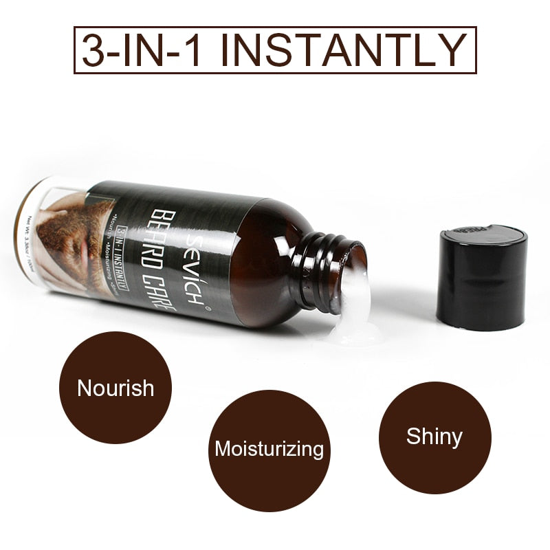 Sevich Men Beard Care Kit 100ml Nourishing Beard Wash Shampoo Natural ...